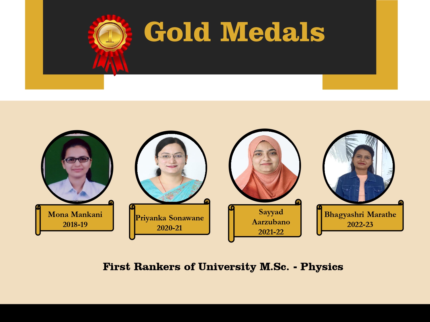 University Rankers - Gold Medal